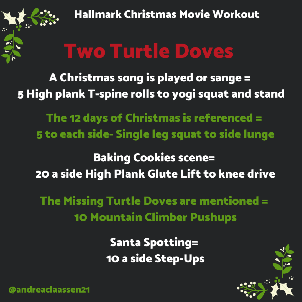 Two Turtle Doves Workout & Movie Review ⋆ Andrea Claassen