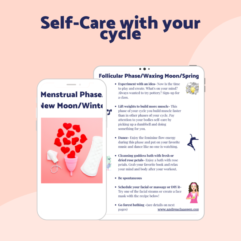 Self-Care with your Menstrual Phase ⋆ Andrea Claassen