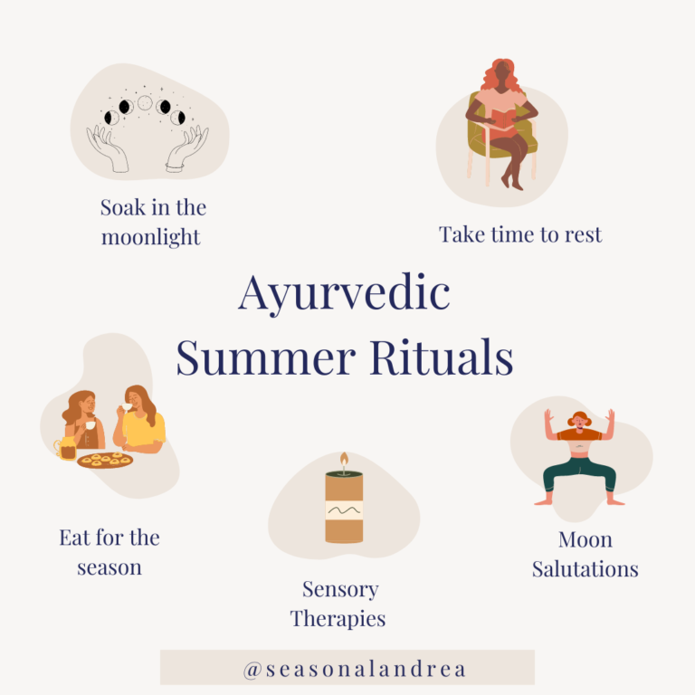 Ayurvedic Summer Rituals ⋆ Andrea Claassen